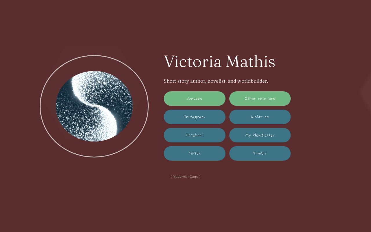 Victoria Mathis carrd